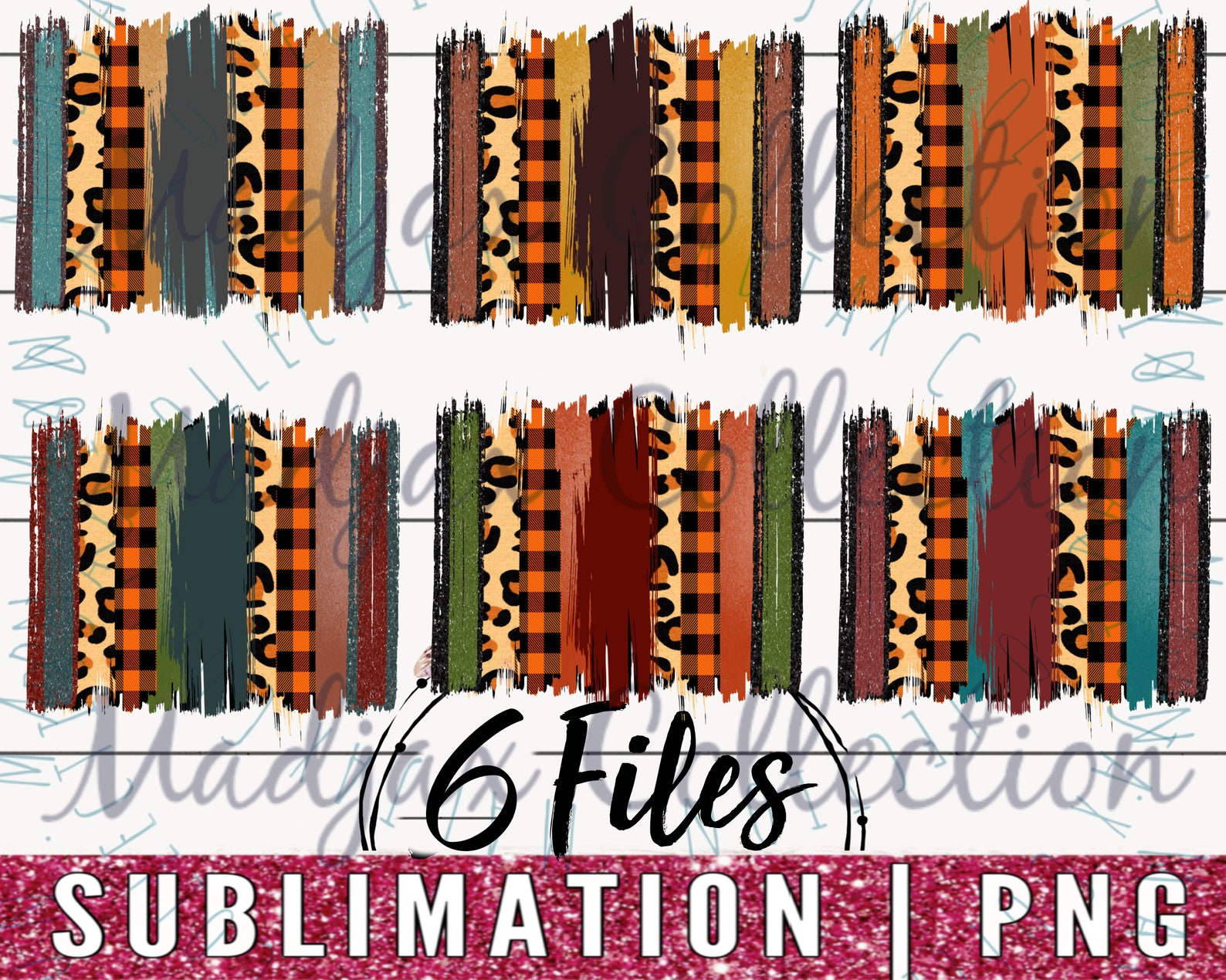 Earth Tone Brushstroke Swatches, Thanksgiving Background, Sublimation ...