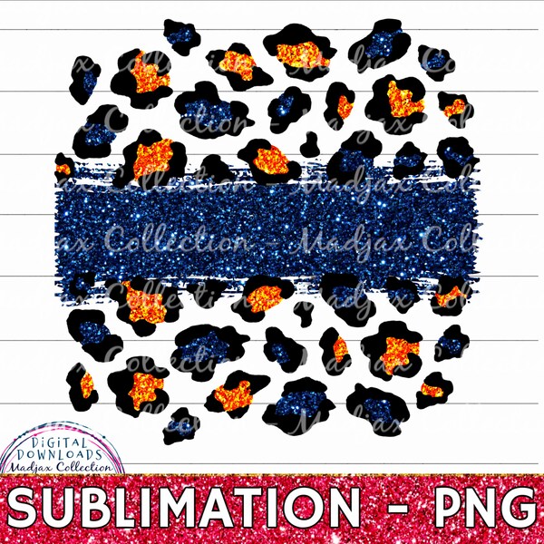 Navy Orange Blue - Etsy