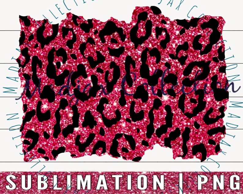 Leopard PNG, Sublimation Background Bundle, 10 Files, Glitter Graphic ...