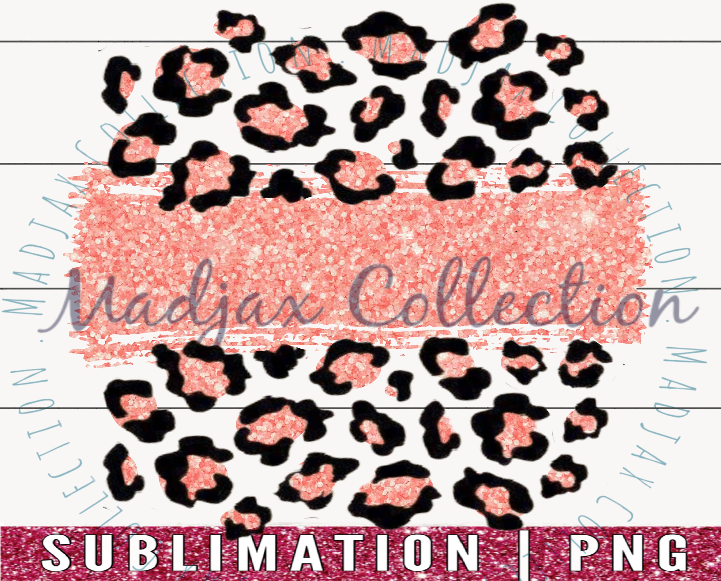 Pink Leopard Print Sublimation PNG Baby Pink Background | Etsy