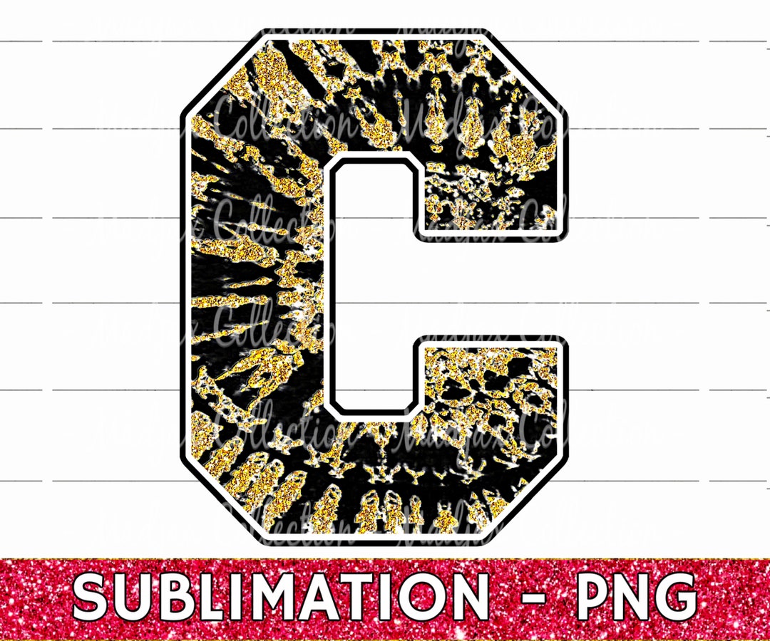 Varsity Letter C Blank, PNG File, Sublimation Print, Digital Download ...