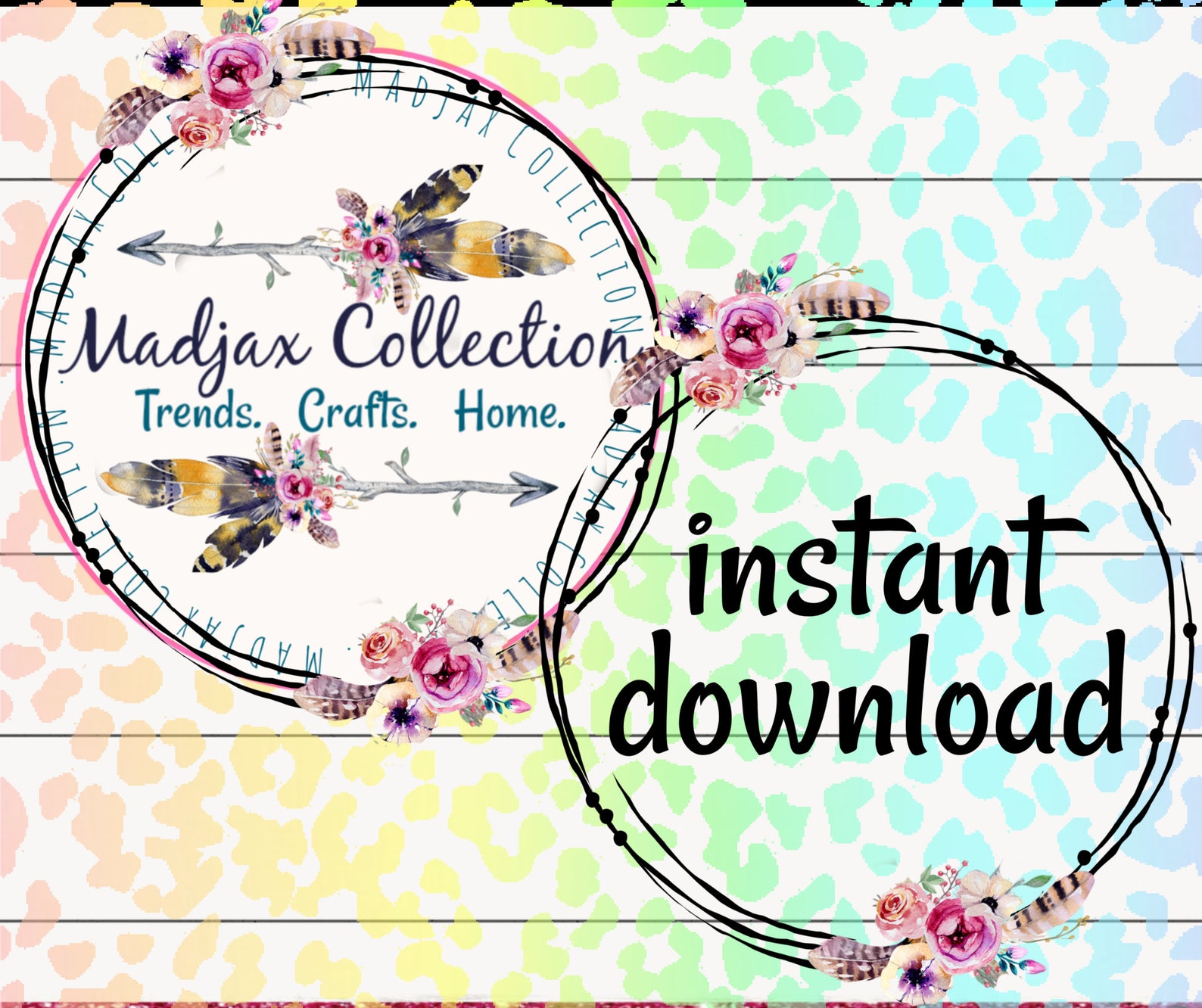 Red & Gold Rainbow Sublimation Design PNG Leopard Rainbow - Etsy