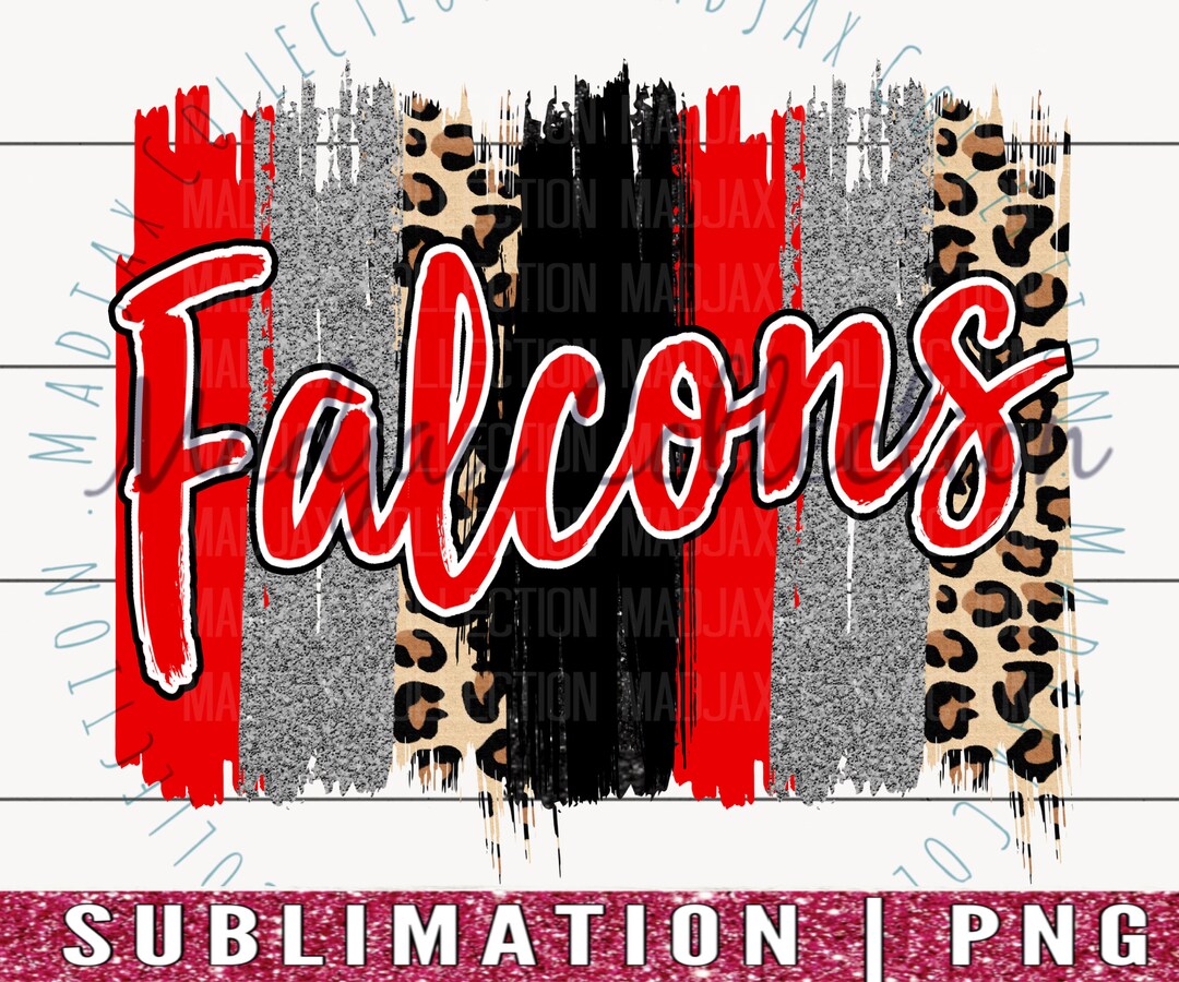 Team Falcons, Sublimation PNG, Instant Download, High School Spirit ...