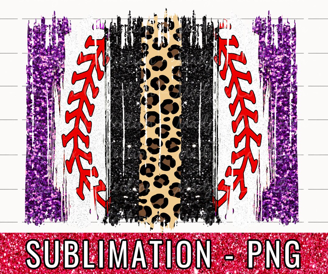 Baseball Brush Stroke, Stitches, Sublimation PNG File, Team Colors ...
