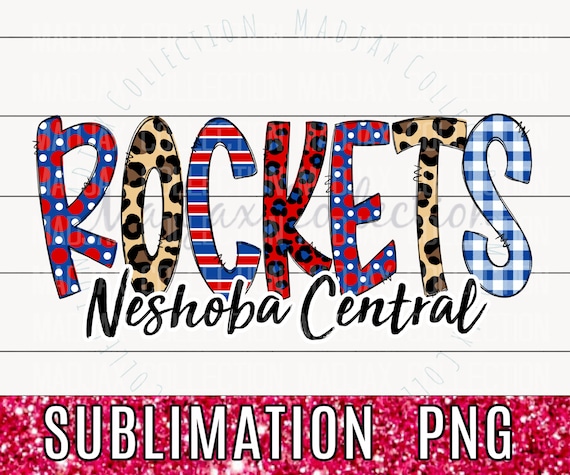 Rockets School Sublimation Neshoba Central Teacher Squad - Etsy
