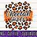School Colors, Leopard Brush Strokes PNG, Sublimation Print, Yellow ...