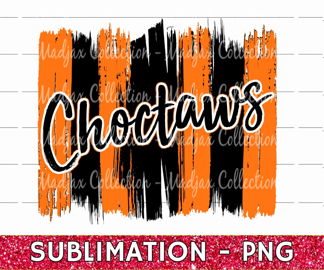 Choctaws PNG, Solid Color Brush Stroke Design, Sublimation Print, PNG ...