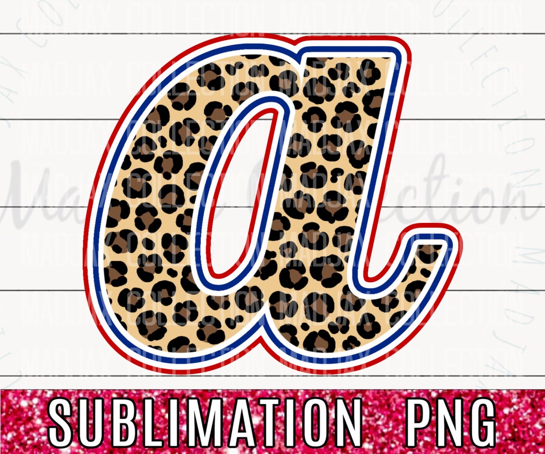 Letter A, Sublimation, PNG File, Leopard Design, Heat Transfer, Cute ...