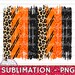 School Colors, Leopard Brush Strokes PNG, Sublimation Print, Yellow ...