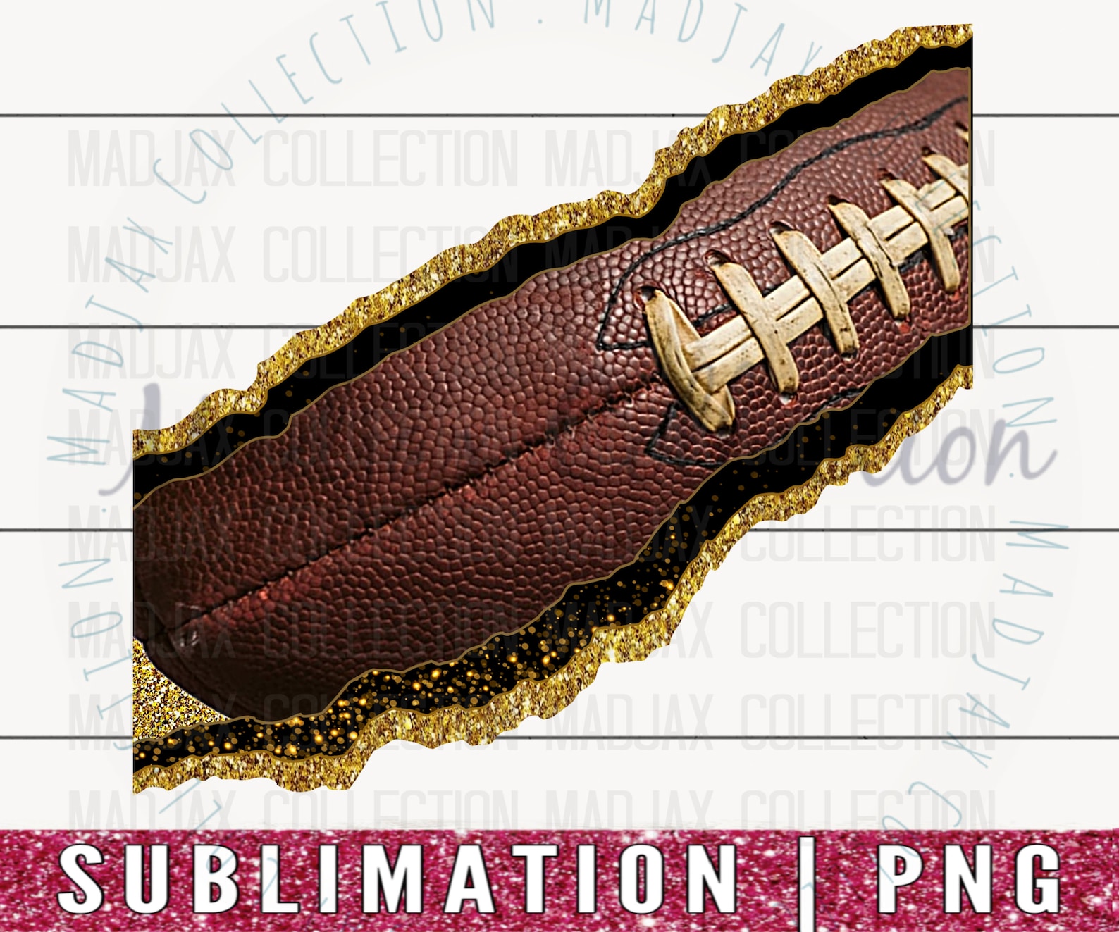 Distressed Football Laces Sublimation PNG Printable Wall Art - Etsy