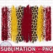 Cardinal Red & Gold, Brush Stroke Design, Sublimation Print, PNG File ...