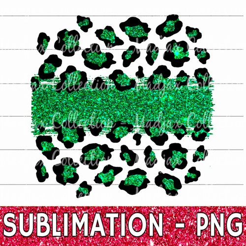 Leopard Brush Stroke Background Sublimation Print PNG File - Etsy