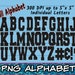 Varsity Glitter Alphabet Set. PNG Sublimation, Instant Download, Black ...