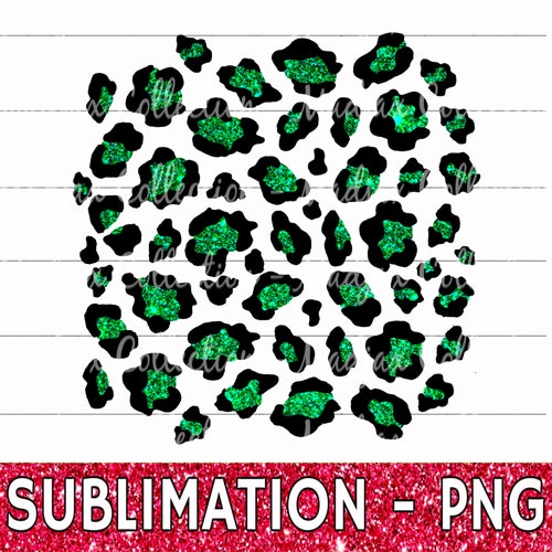 Leopard Background Sublimation PNG File Brush Stroke - Etsy