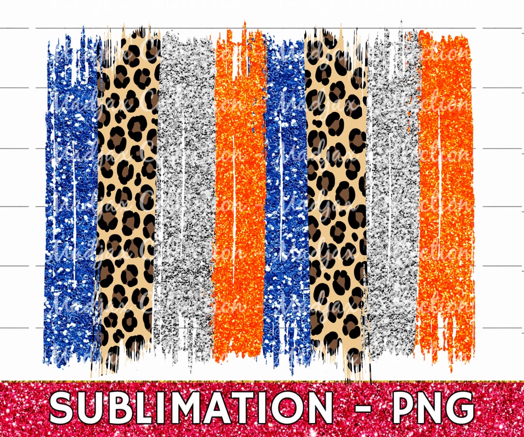 Leopard Brush Stroke Design, PNG File, Sublimation Print, Blank ...