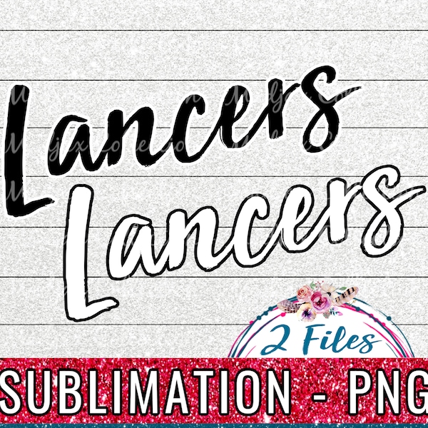 Lancer Font Png - Etsy