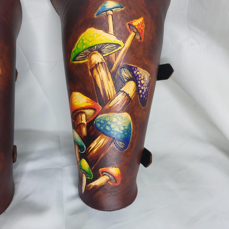 Mushroom Bracers Handmade for SCA LARP Cosplay and Fantasy Fairs - Etsy