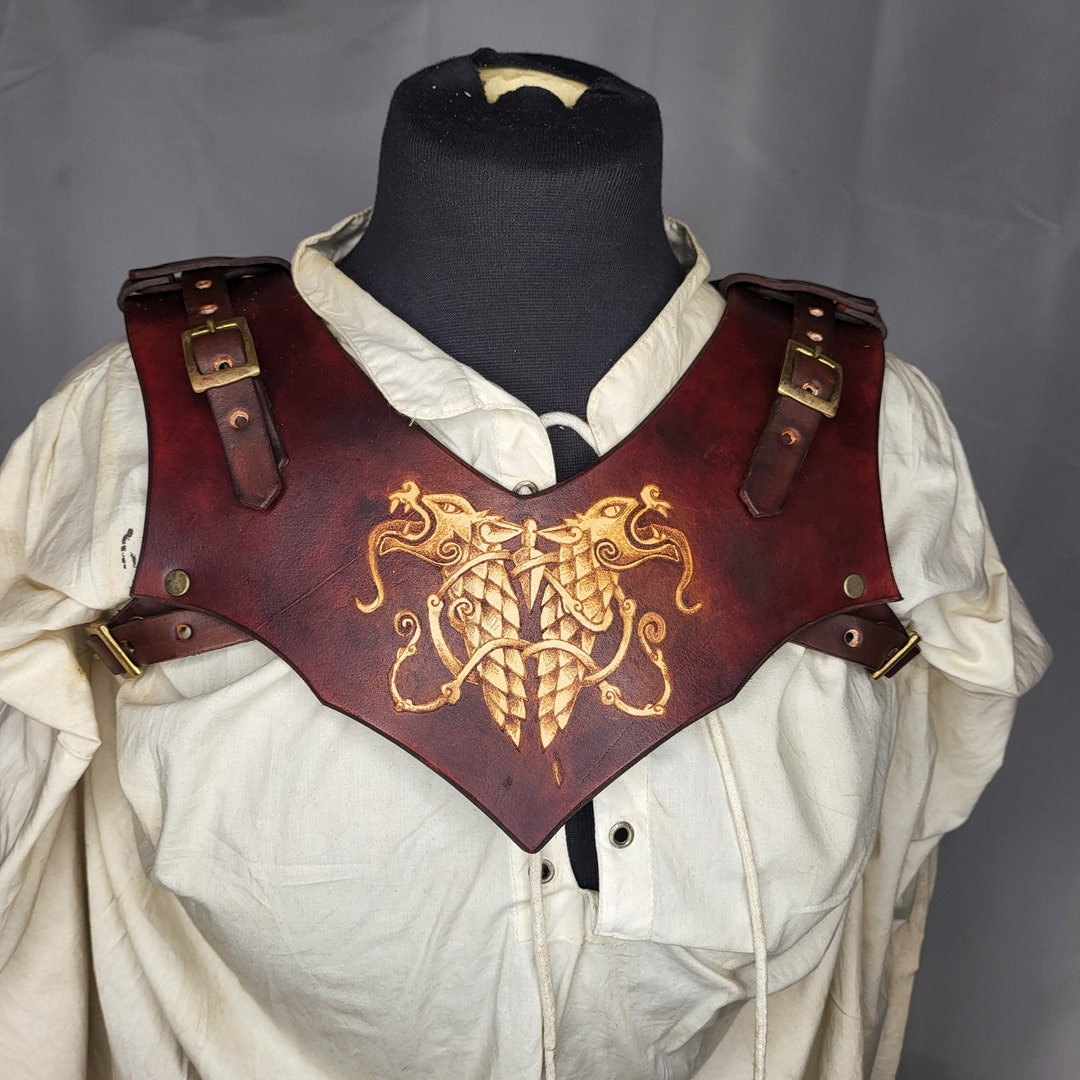 Viking Gorget Handmade for SCA LARP Cosplay & Fantasy Fairs - Etsy