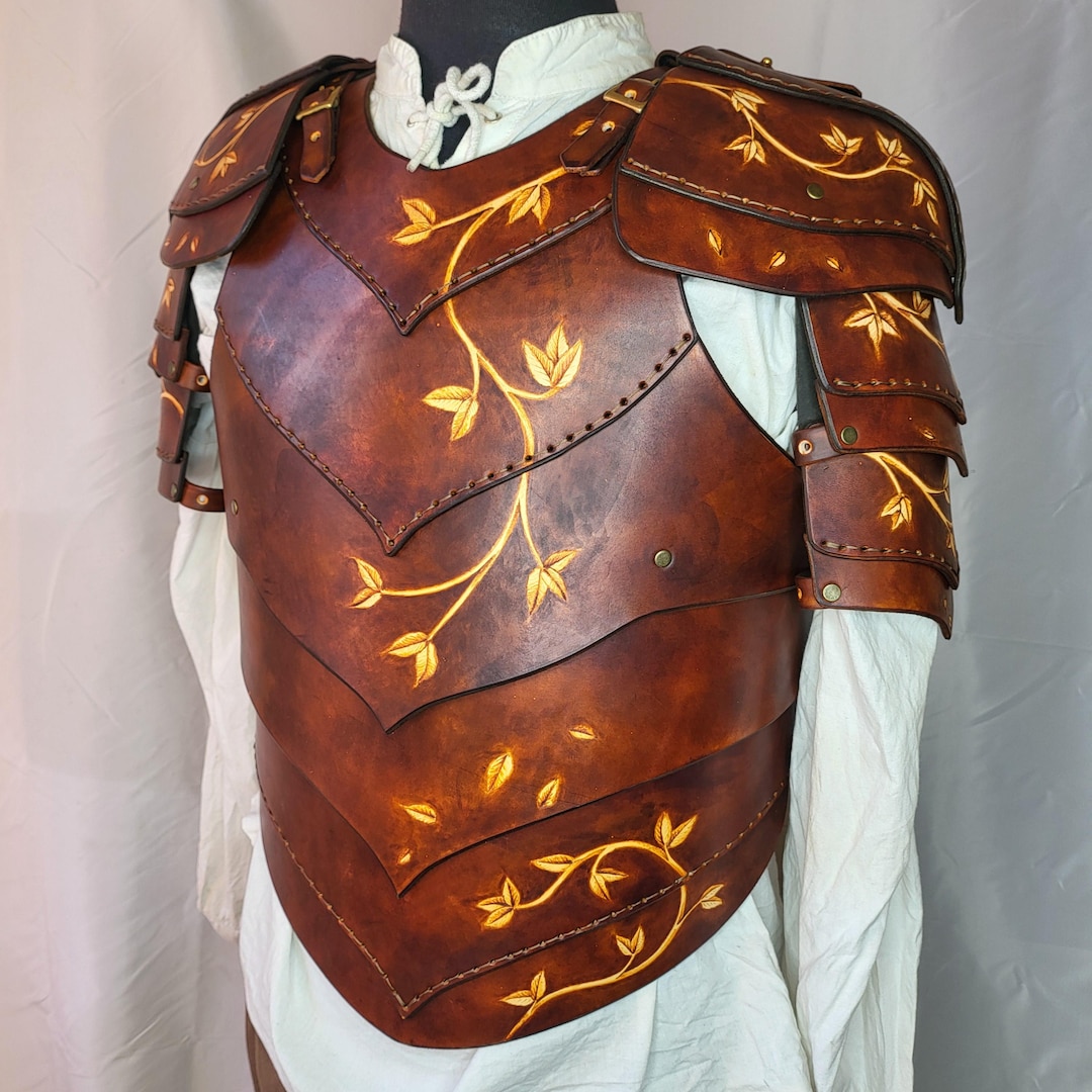 Autumn Ranger's Masculine Leather Armour Handmade for SCA LARP Cosplay ...