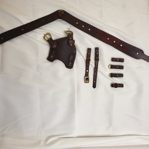 Battle Harness Bandoleer Handmade for SCA LARP Cosplay & Fantasy Fairs ...
