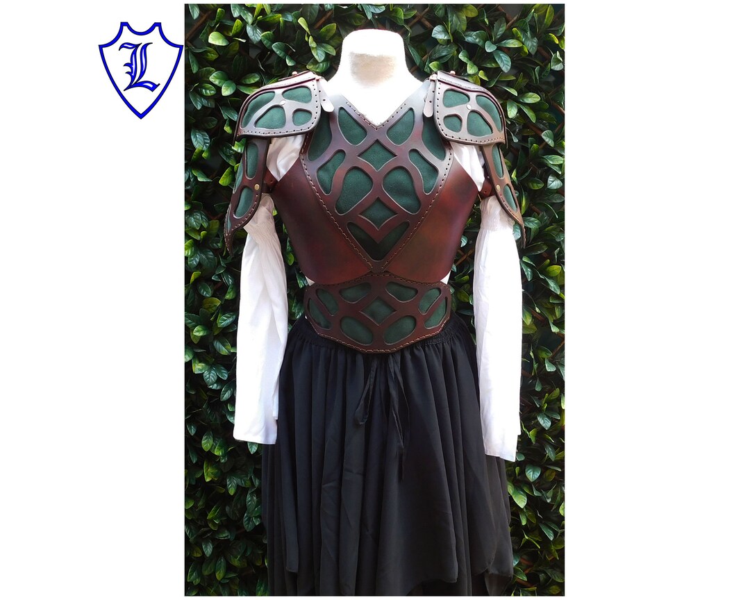 Ethereal A Ladies Leather Armour Handmade for SCA LARP Cosplay ...