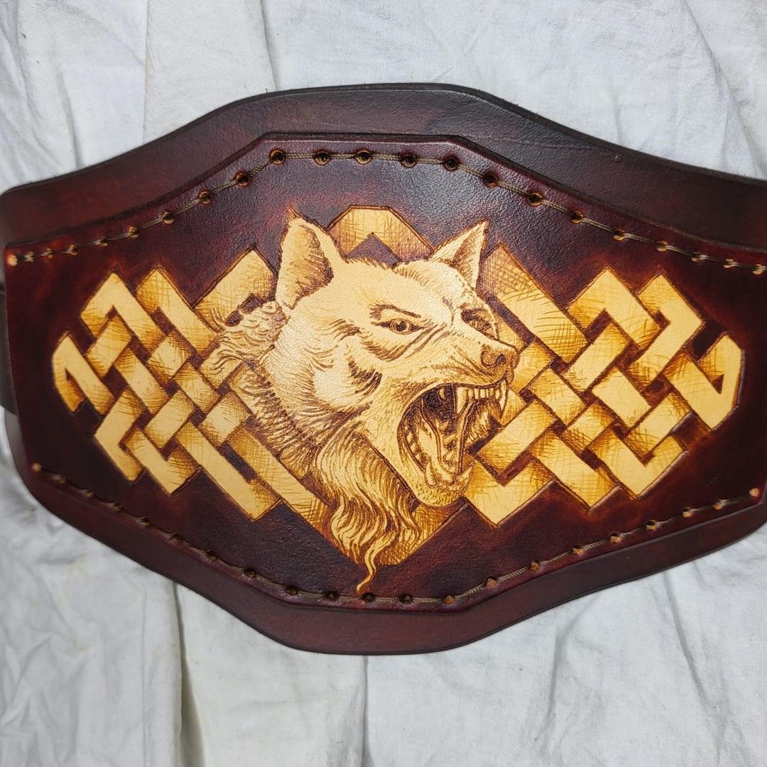 Wolf Astrid Belt Handmade for SCA LARP Cosplay & Fantasy Fairs - Etsy