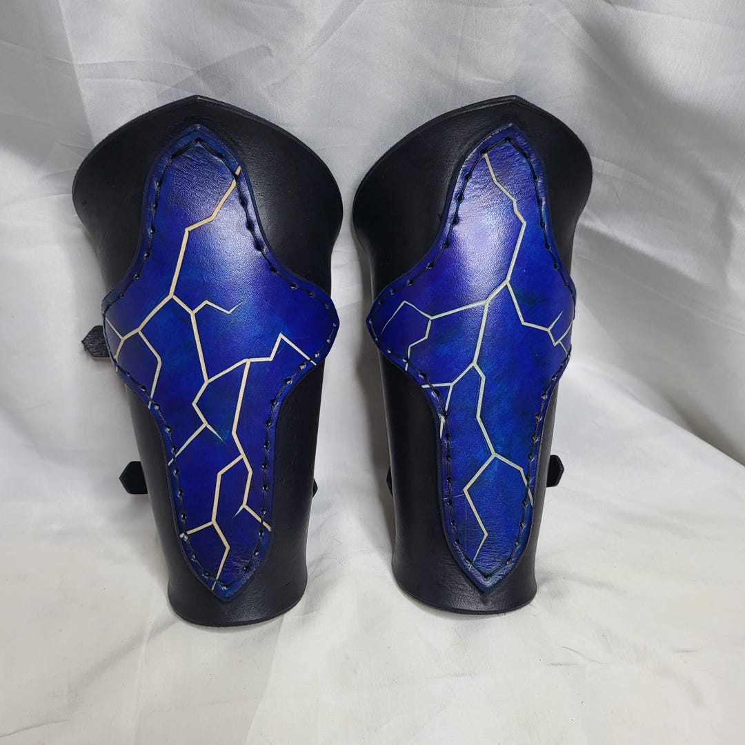 Archon Lightning Bracers Handmade for SCA LARP Cosplay and Fantasy ...