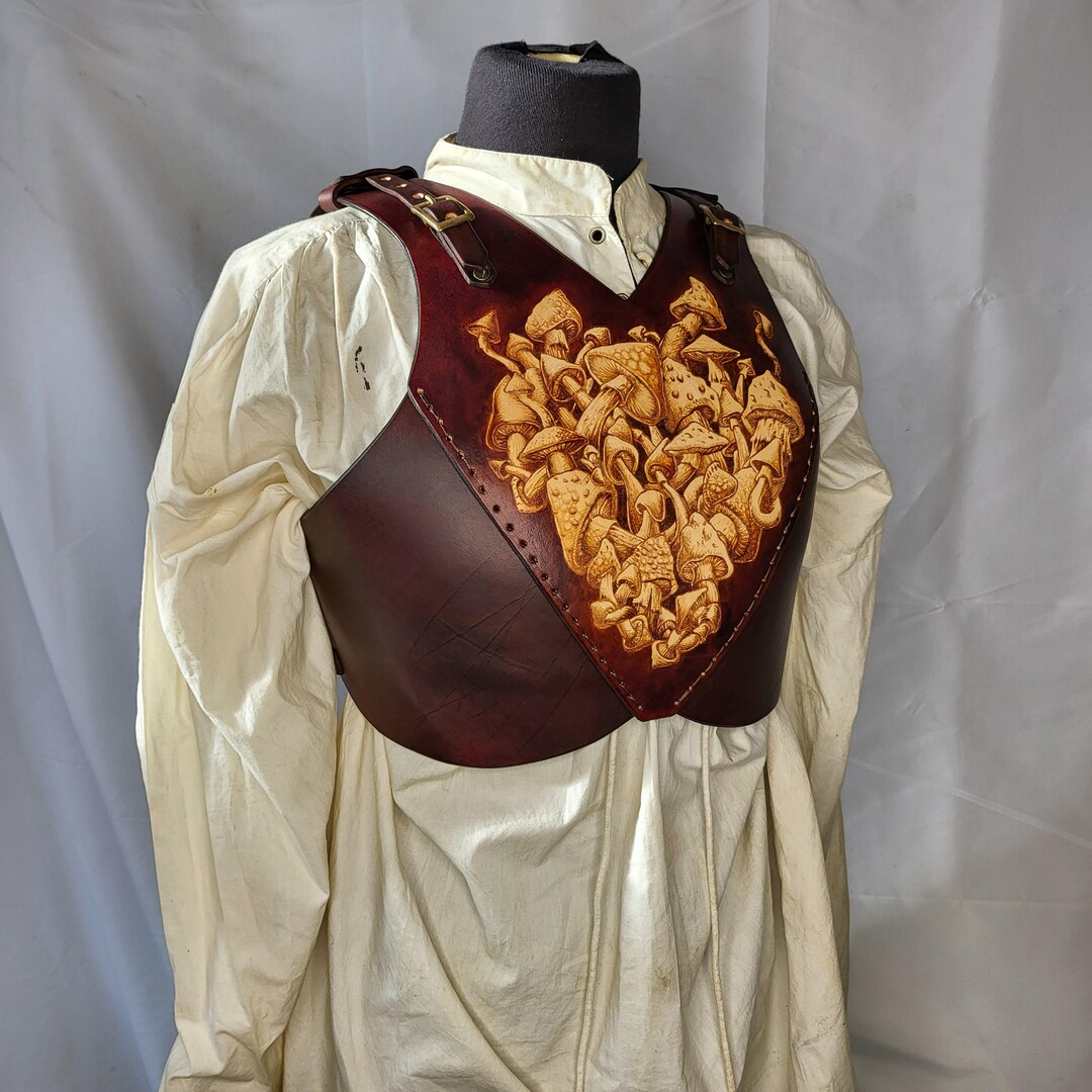 The Fungal Astrid Leather Armour Handmade for SCA LARP Cosplay ...