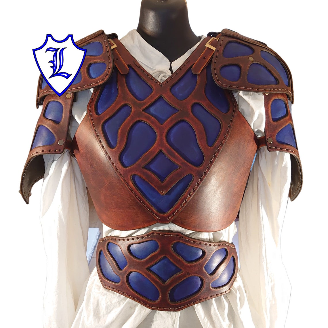 Ethereal B Ladies Leather Armour Handmade for SCA LARP Cosplay - Etsy