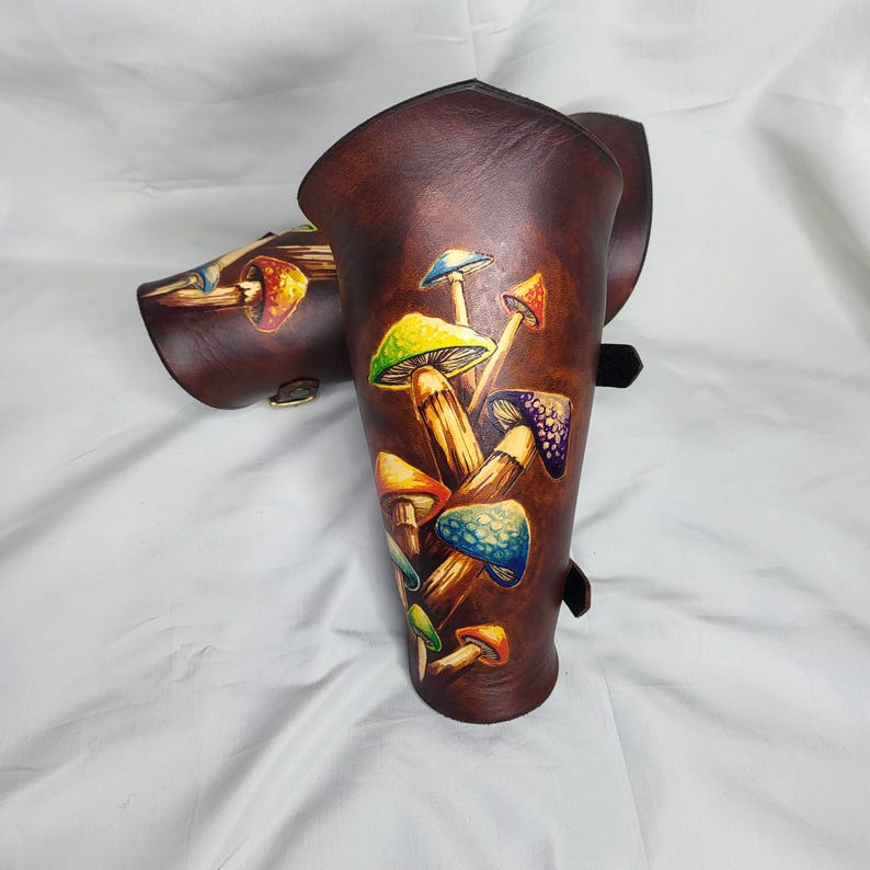 Mushroom Bracers Handmade for SCA LARP Cosplay and Fantasy Fairs - Etsy