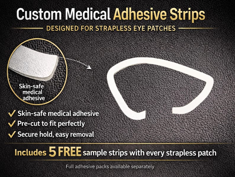 Strapless Eye Patch W/ Mesh – See Out, No Strap Eyepatch – Breathable ...