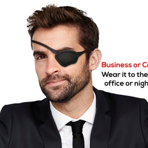 Mesh Eye Patch - See-through and Breathable for Sports and Cosplay ...