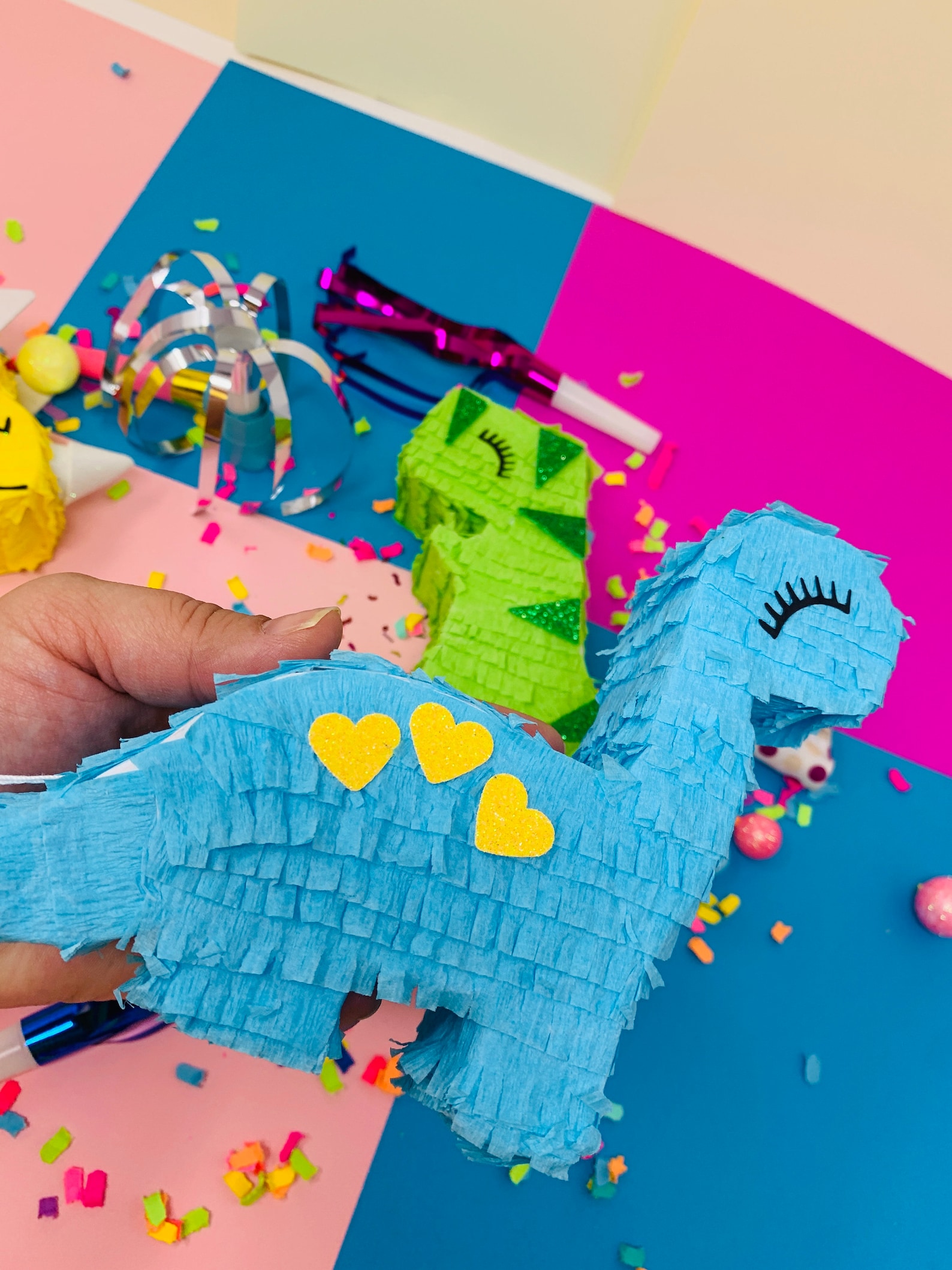 Dinosaur Mini Piñata T-rex Mini Piñata Dinosaur Party Favor - Etsy