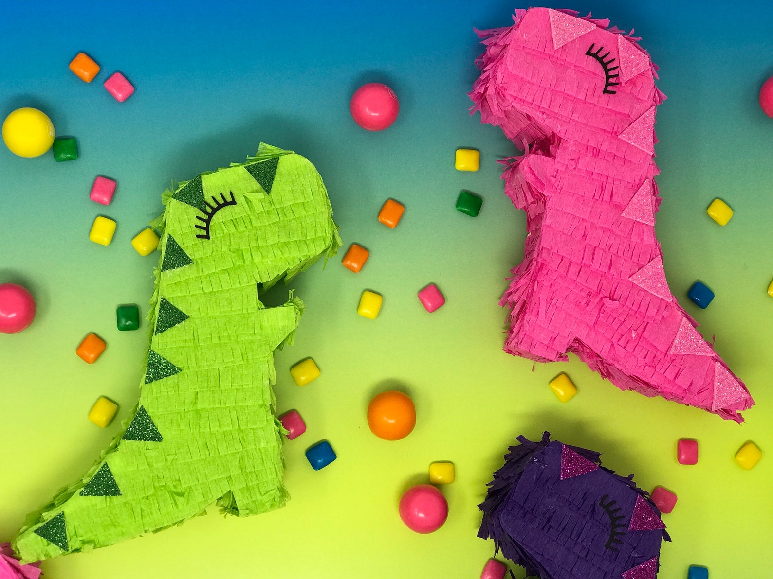 Dinosaur Mini Piñata T-rex Mini Piñata Dinosaur Party Favor - Etsy