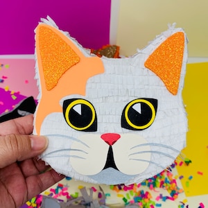 Mini Cat Piñata 1 Mini Cat Pinata Cat Party Cat Party - Etsy Canada