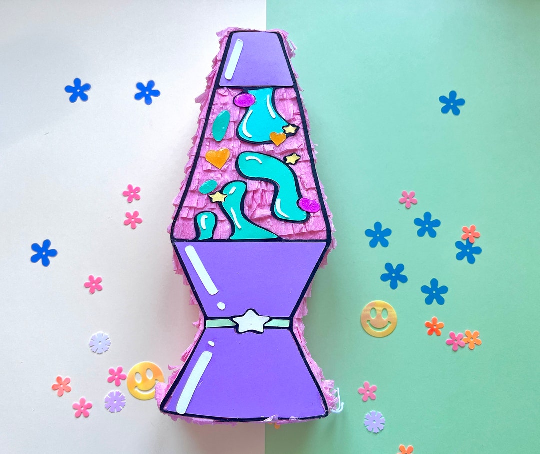 Novelty Mini Groovy Lava Lamp Pinata for Hippie Theme Party - Etsy