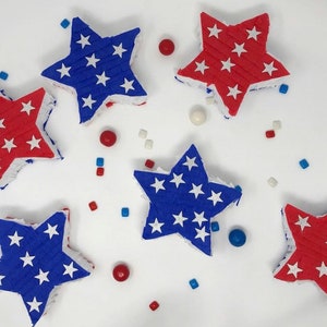 Fourth of July Mini Pinata: Star Decoration for Summer Celebrations and ...