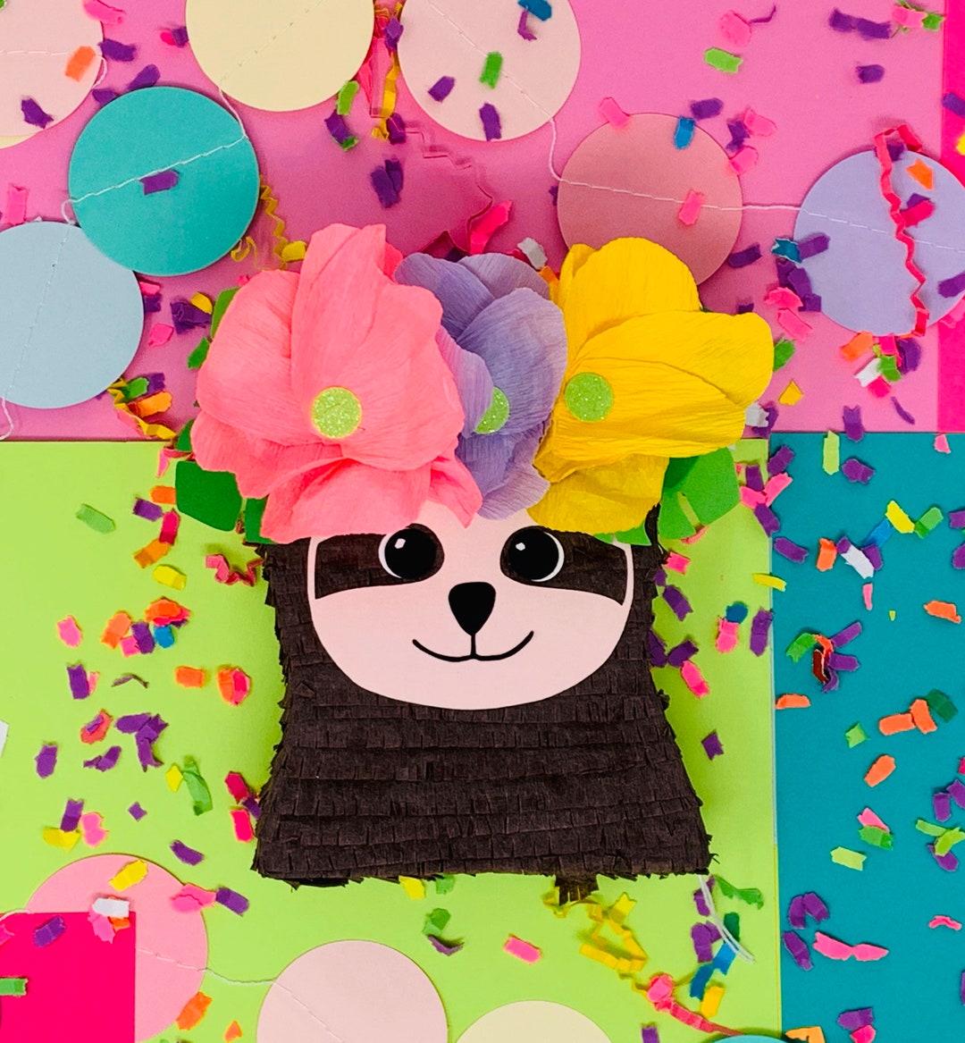 Mini Sloth Pinata: Birthday Party Favor, Wedding Decor - Etsy