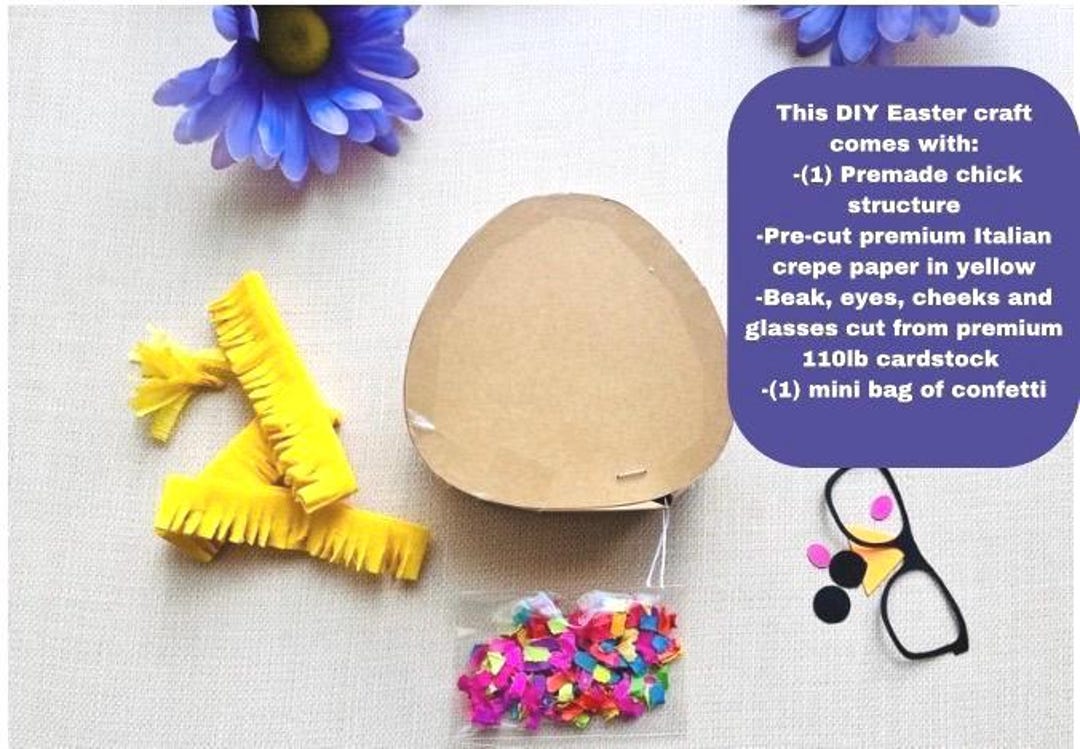 Personalized Mini Chick Piñata DIY Kit: Easter Craft for Kids, Spring ...