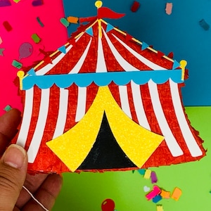 Circus Themed Mini Piñatas, Circus Pinata, Clown Pinata, Seal With Ball ...