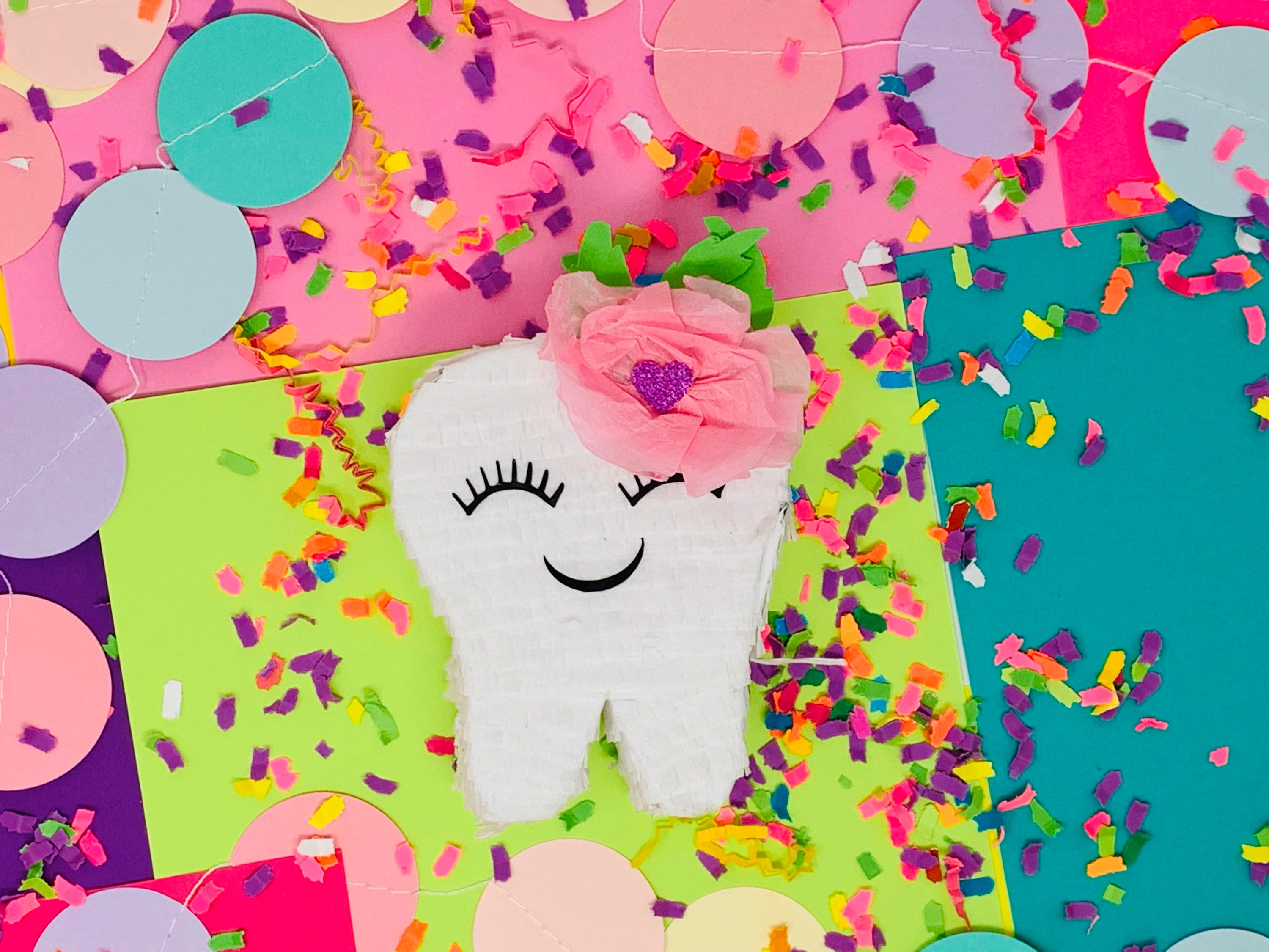 Tooth Mini piñata dentist piñata first tooth lost first | Etsy