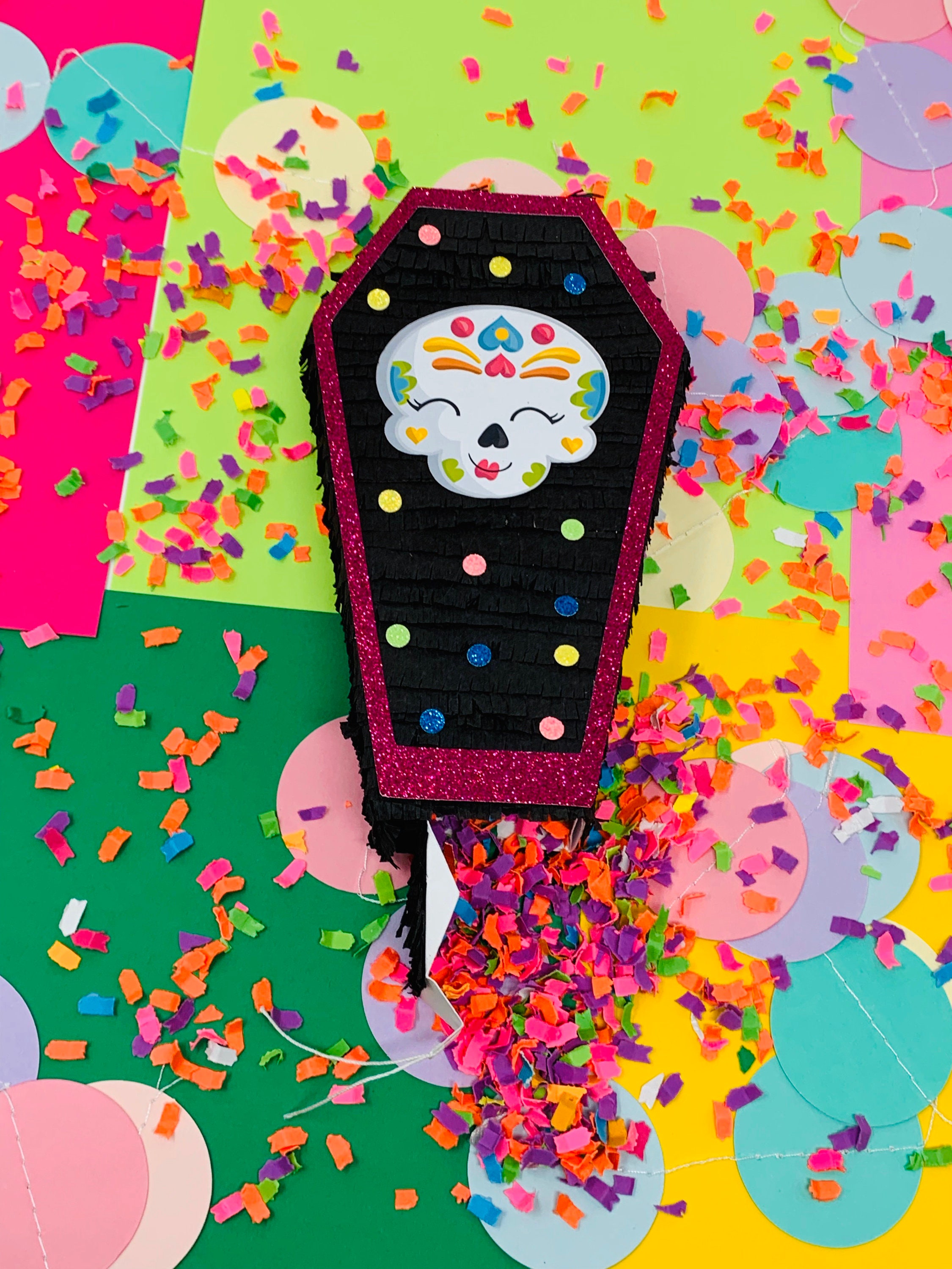 Coffin Piñata Dia de los muertos piñata Day of the Dead | Etsy