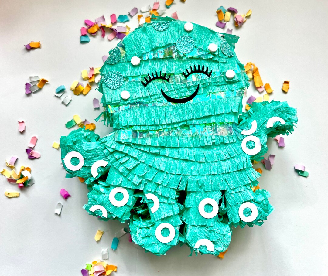Octopus Mini Piñata, Fish Mini Piñata, Mini Octopus Pinata, Mermaid ...