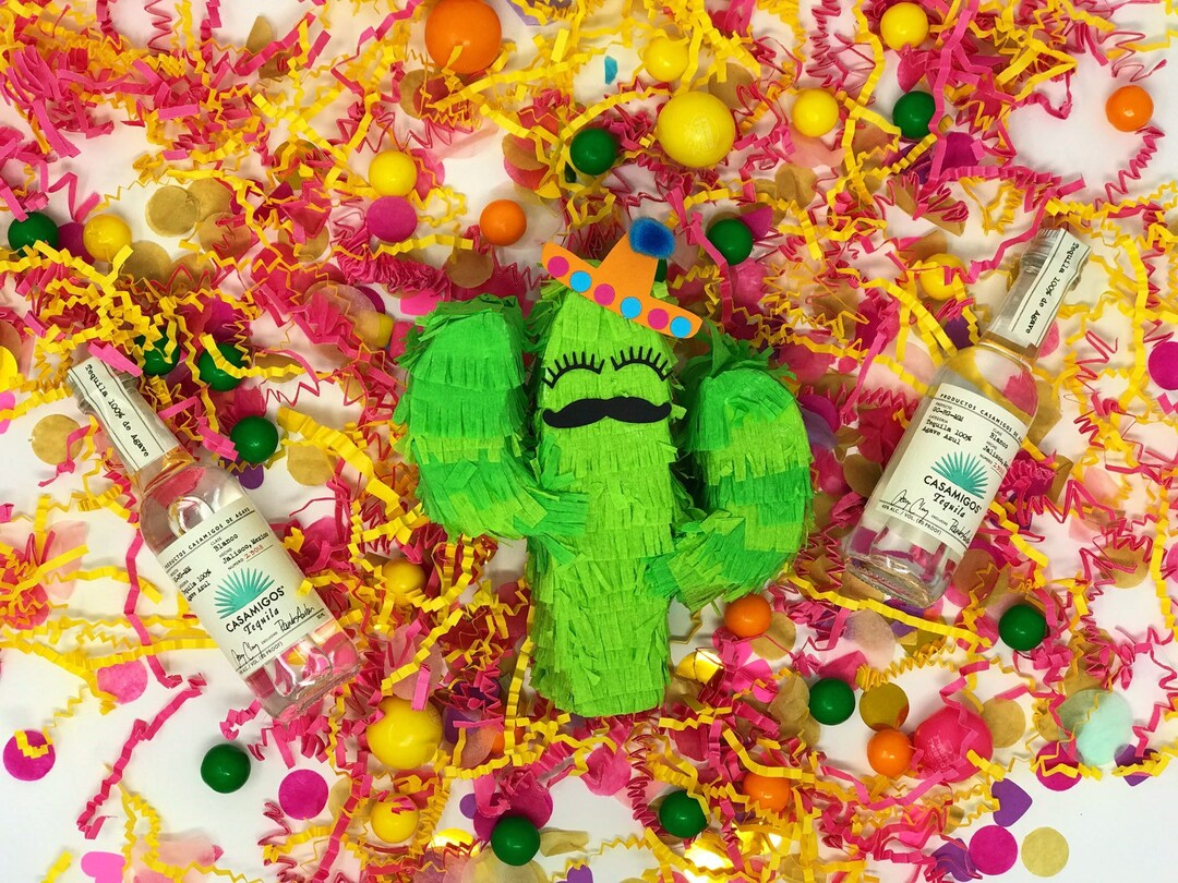 Mini Cactus Piñata for Cinco De Mayo, Fiesta Birthday, Party Favors ...