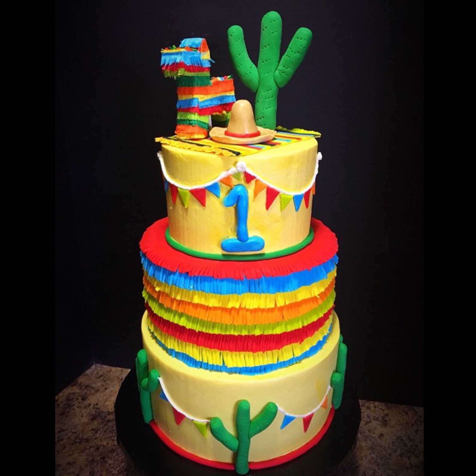 Mini Donkey Piñata Cake Topper: Fiesta Party Decor - Etsy Canada