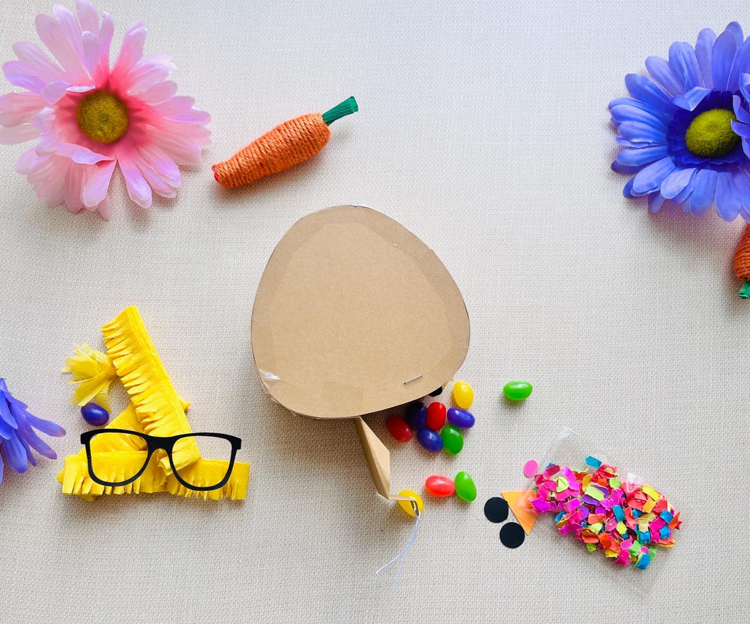Custom DIY Mini Chick Pinata for Easter: Spring Arts and Crafts for ...