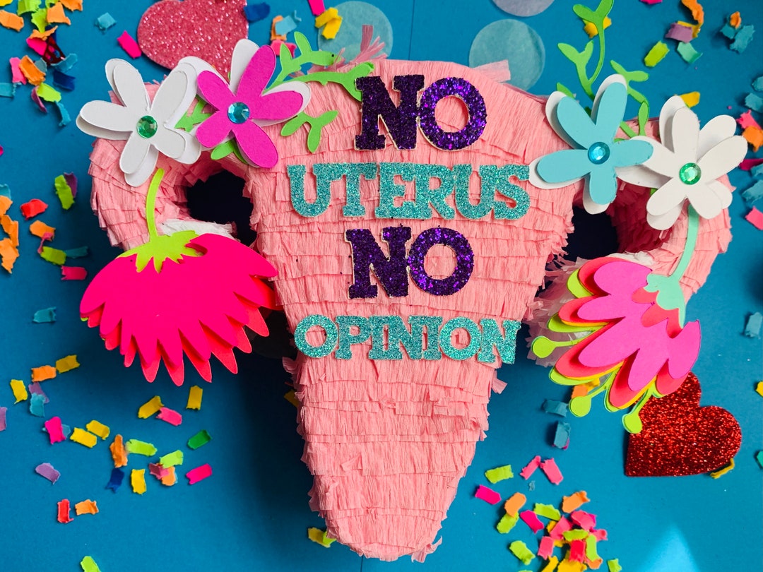 Unique Personalized Uterus Mini Pinata for Gifts and Decor - Abortion ...
