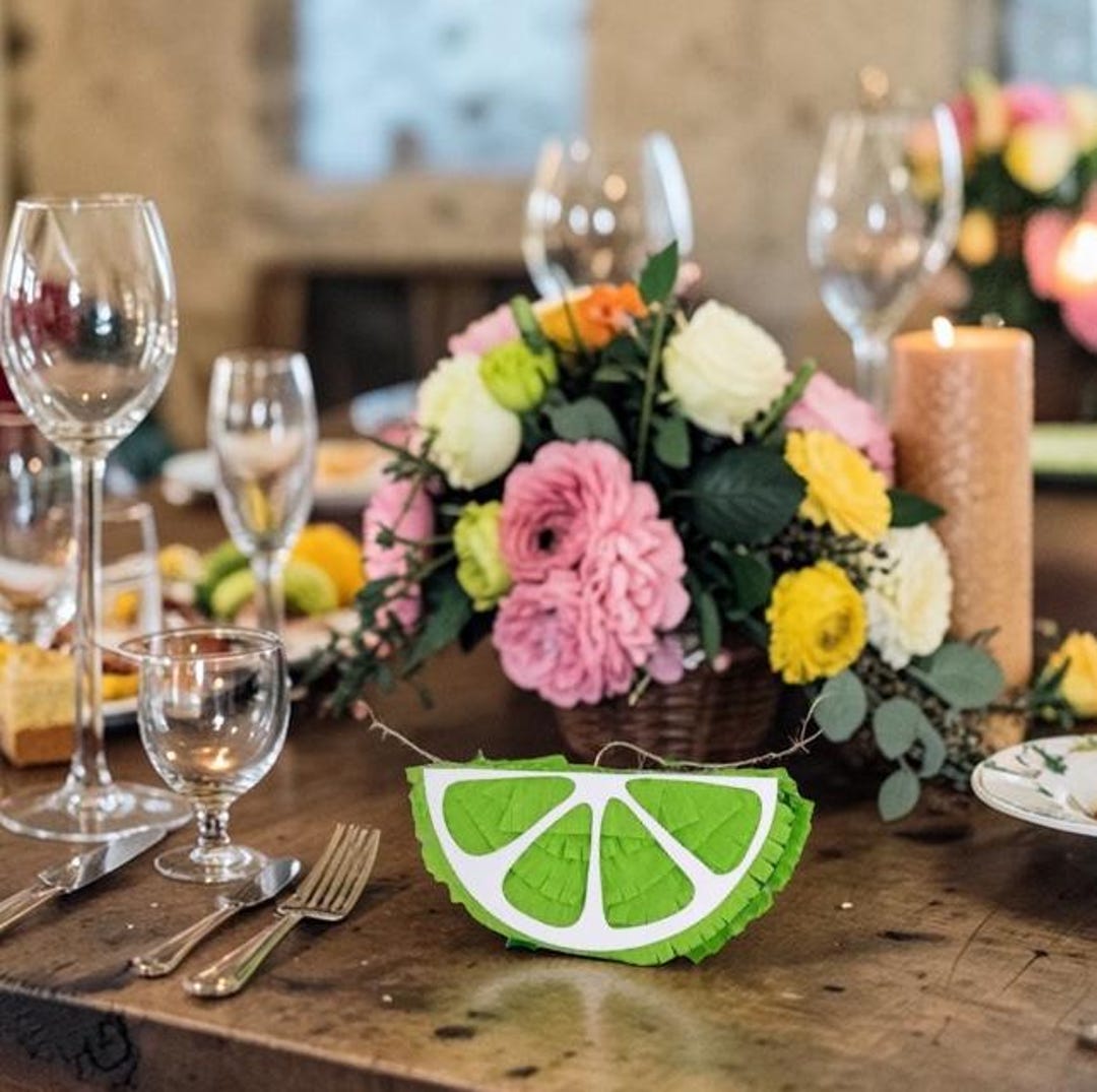 Fruit Mini Piñata Party Favor – Wedding Favors – Lime Piñata – Cute ...