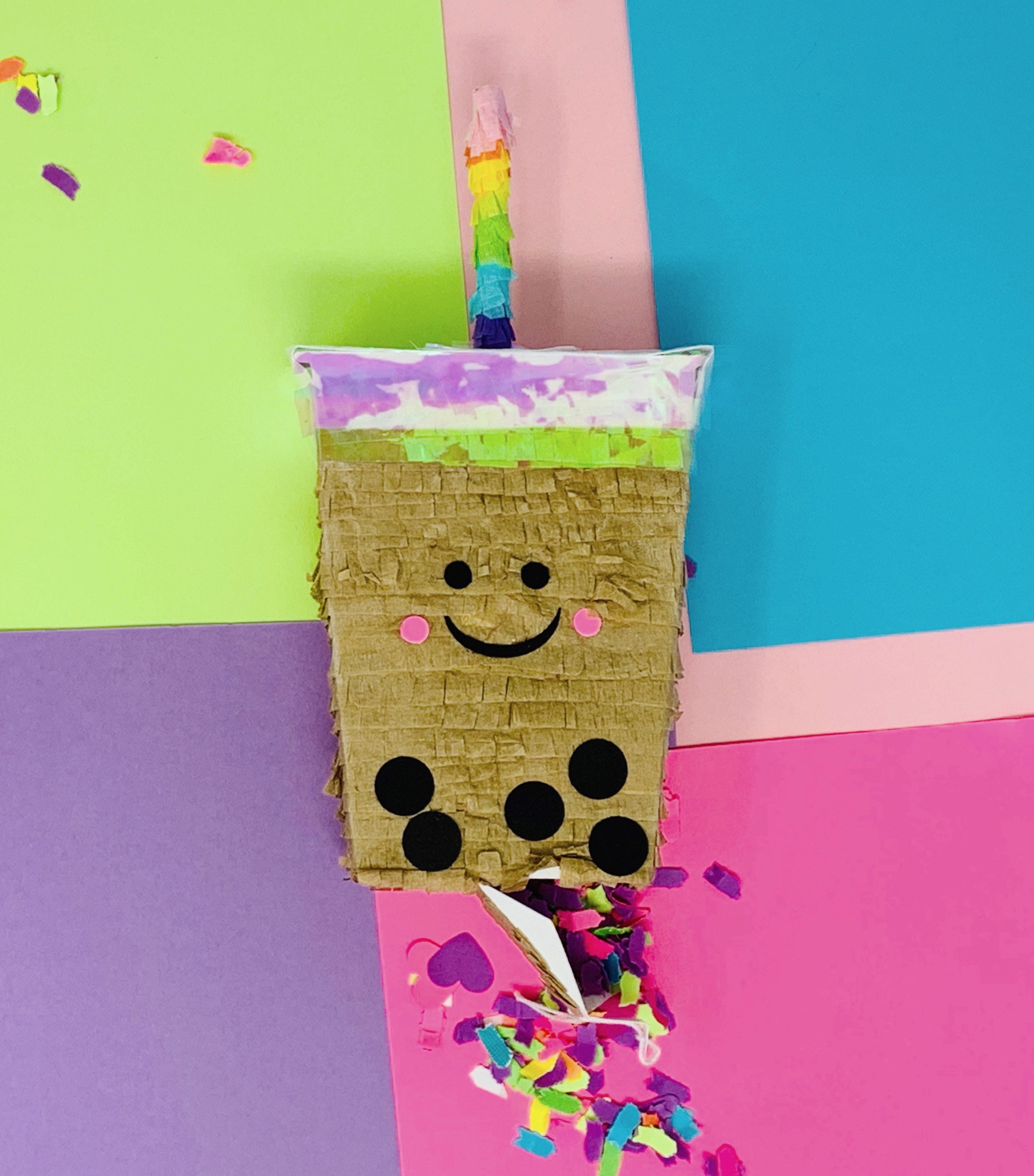 Handcrafted Boba Tea Mini Piñata: Whimsical Party Favor & Gift - Etsy UK