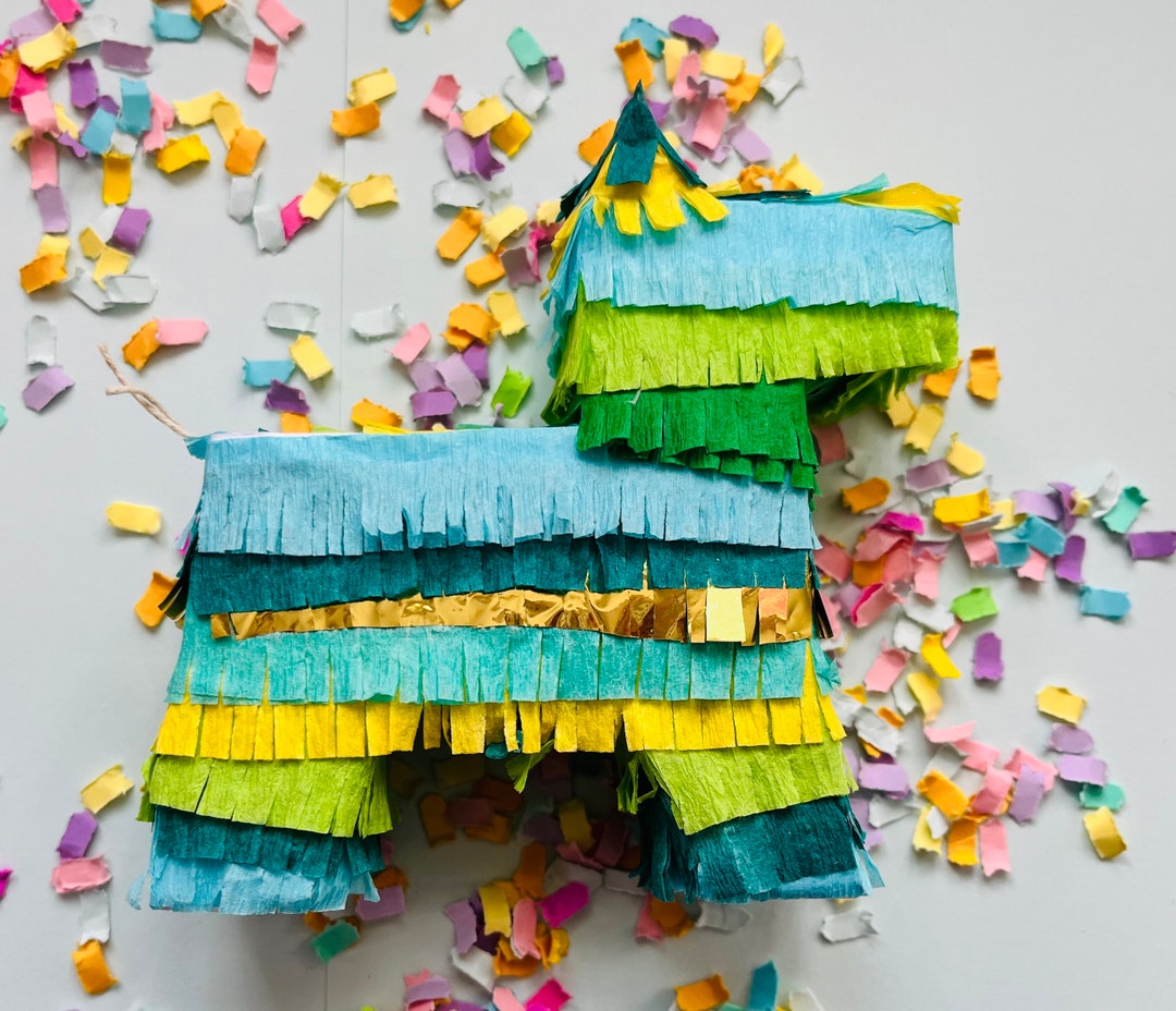 Mini Donkey Piñata: Fiesta Wedding Favor, Cinco De Mayo Decor, Unique ...